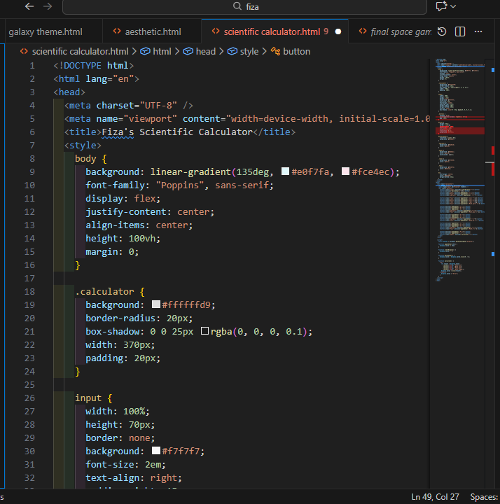 Smart Scientific Calculator - Project Showcase