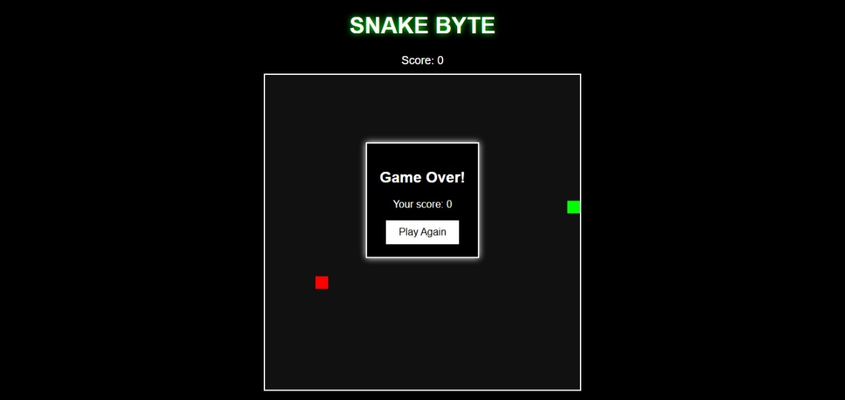 Project: Snake game - Project Showcase